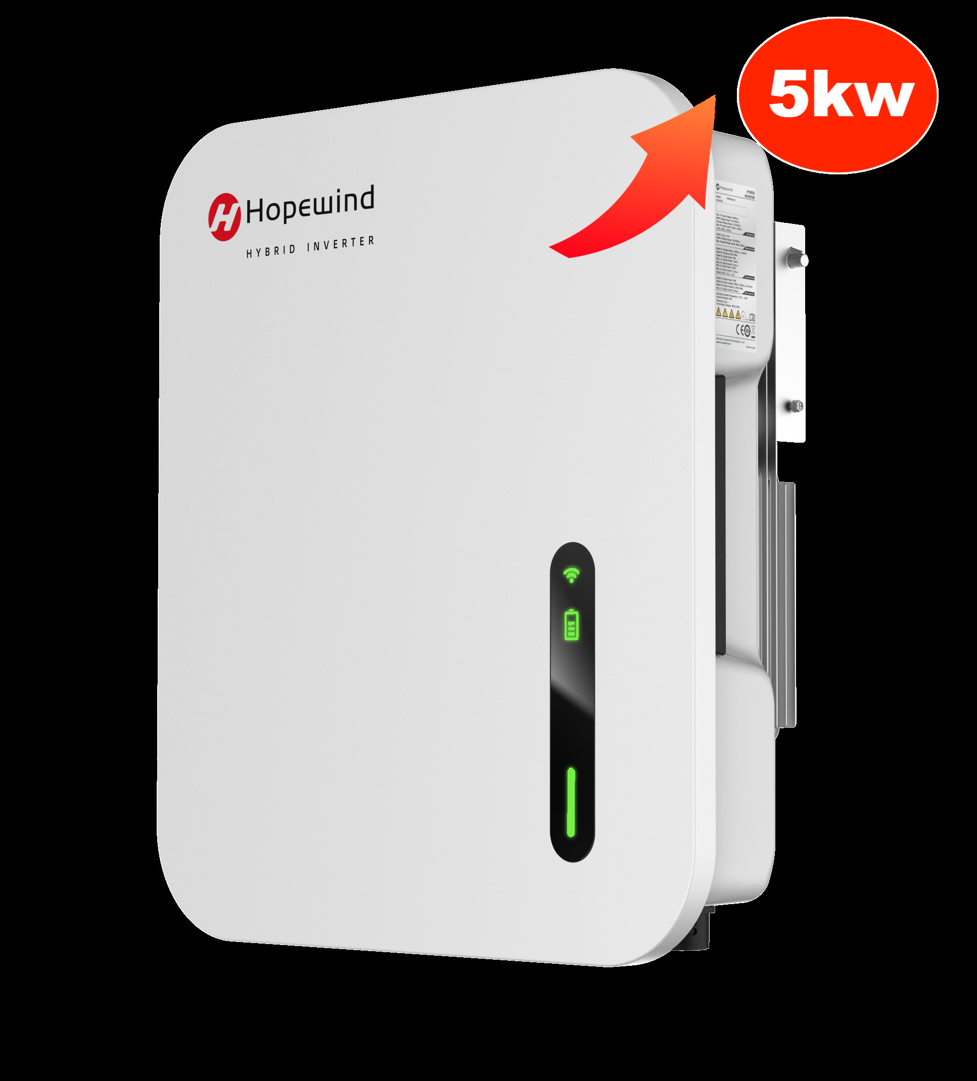 5kw Hopewind Three Phase Hybrid Inverter HYNV5K-G01 For Home Use